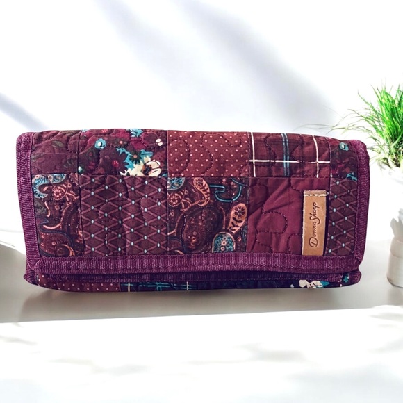 Donna Sharp | Bags | Donna Sharp Quilted Wallet Floral Long Snap ...